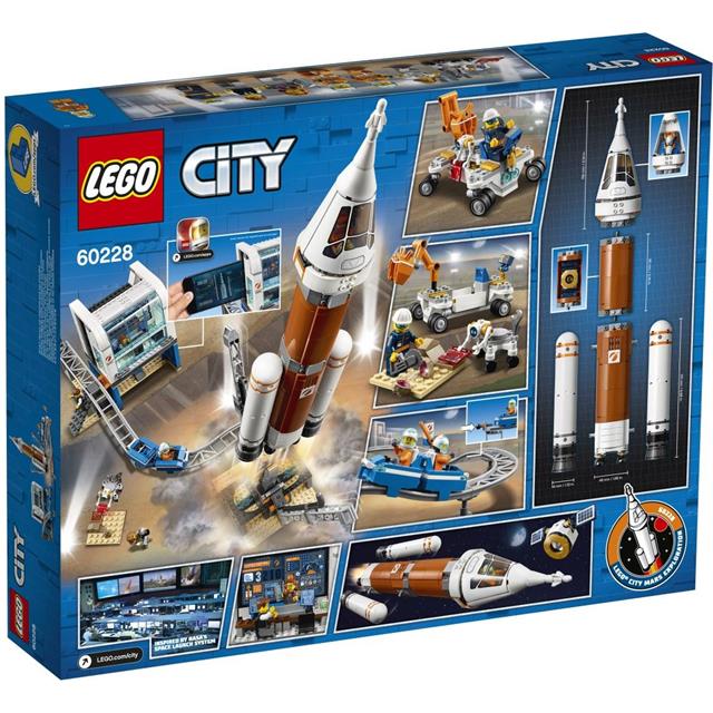 Lego City Raketa za dolge vesoljske polete in nadzorni center - 60228