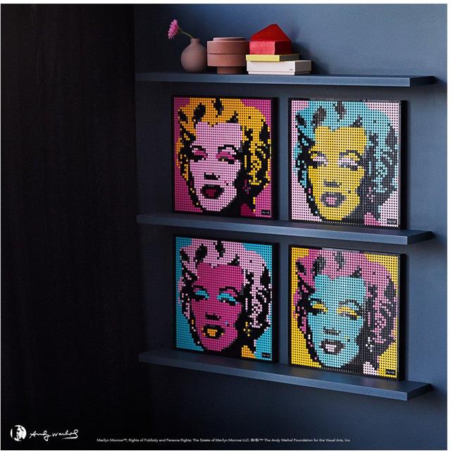 Lego Art Andy Warhol's Marilyn Monroe 31197